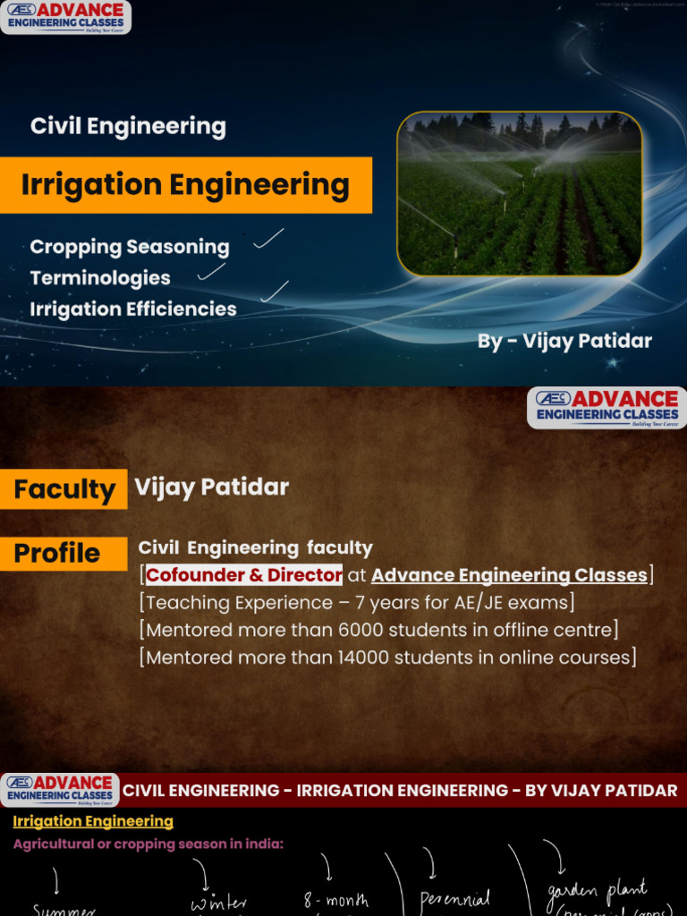 Chapter 5 Irrigation | PDF