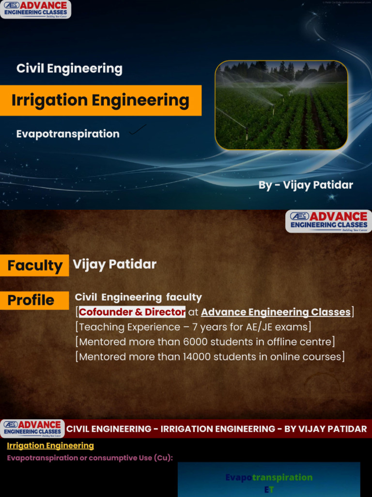 Chapter 2 Irrigation | PDF