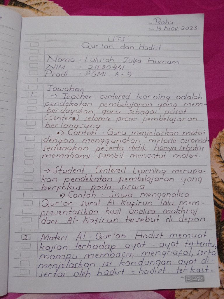 Lulu'ah Zulfa Humam - 21150441 | PDF