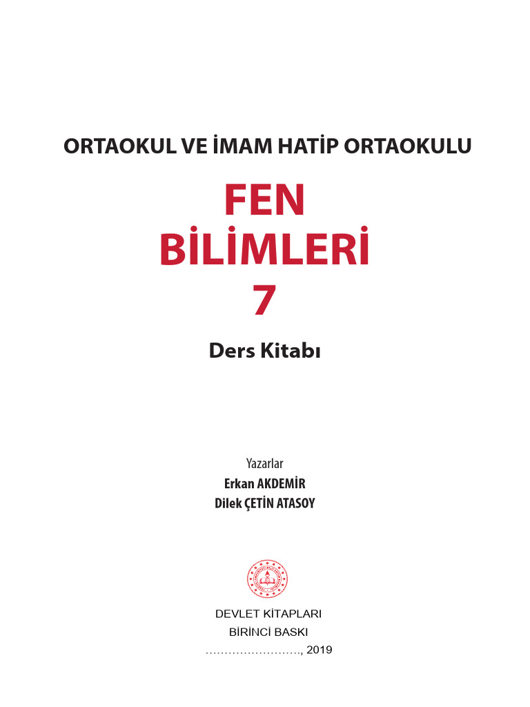7 Sınıf MEB Fen | PDF