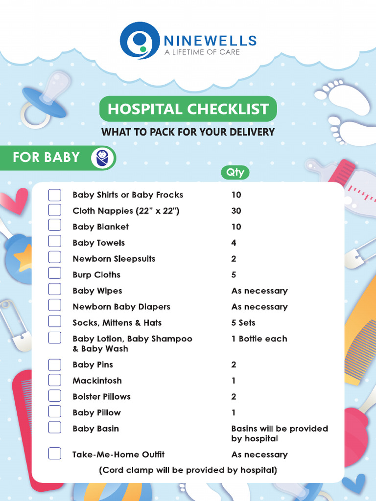 Ninewells Hospital Checklist For Labour & Delivery (2024) | PDF