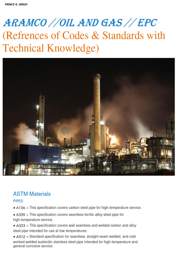 2024 References of Codes & Standards With Technical Knowledge | PDF ...