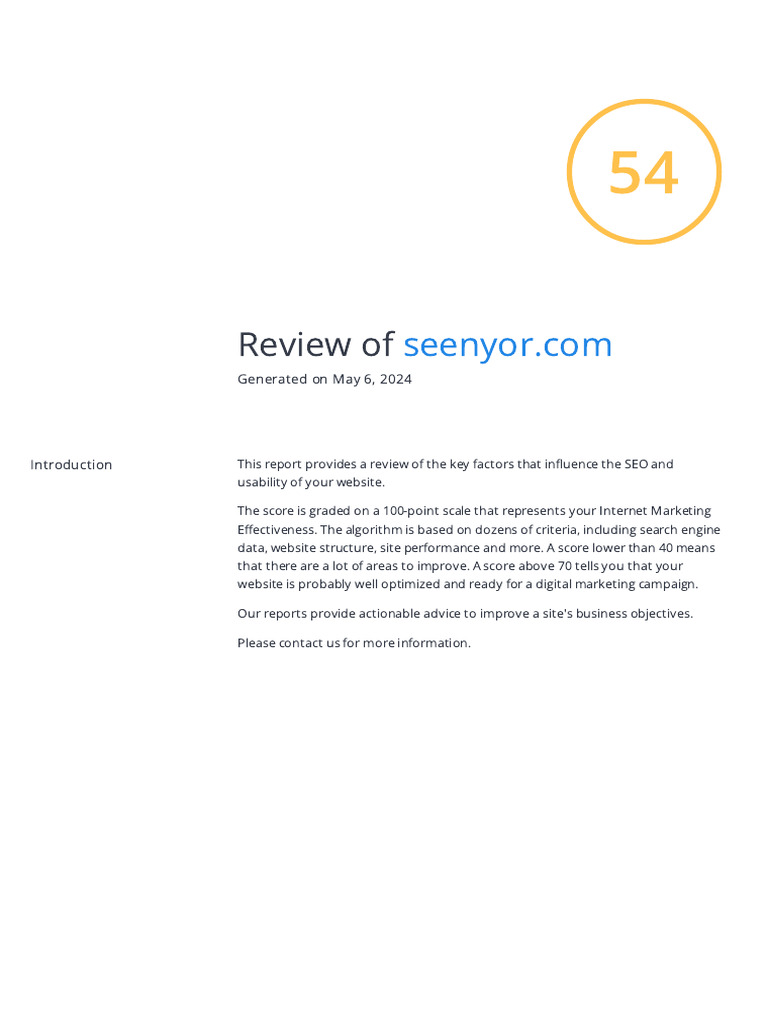 Review - Seenyor-Com - 2024-5-6 20 - 06 - 16 | PDF | Search Engine Optimization | World Wide Web