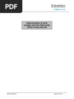 Free Fatty Acid Determination in Oils | PDF