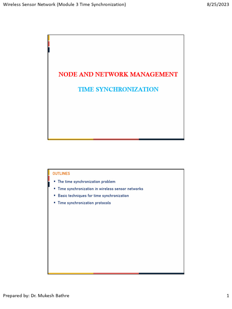 1718Module 3 (Time Synchronization)_6th Semester_Computer Science And Engineering | PDF ...