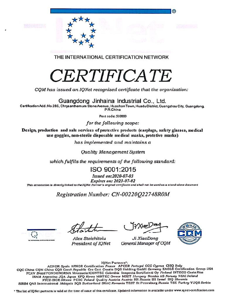 2 1 Certificado Iso | PDF