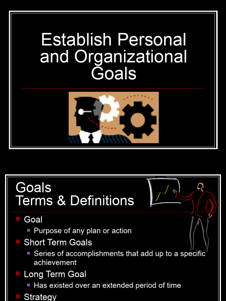 001.02a Personal&Career Goals | PDF | Career & Growth | Business