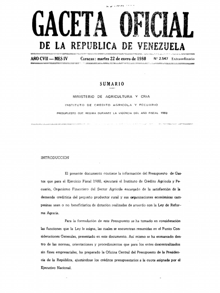 G.E 2.547 | PDF | Presupuesto