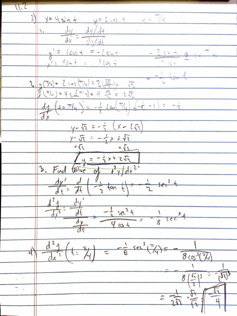 Calc 2 HW 11.2 | PDF