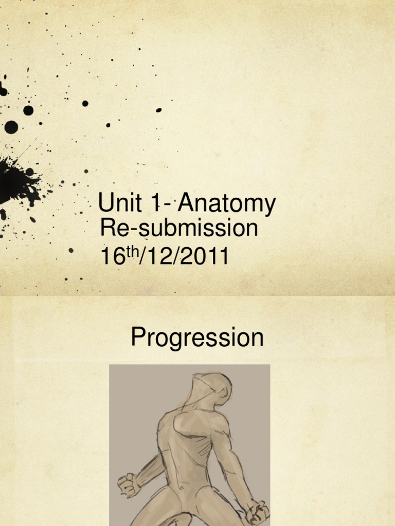 Anatomy Unit 1 Re-submission Guide | PDF | Science & Mathematics