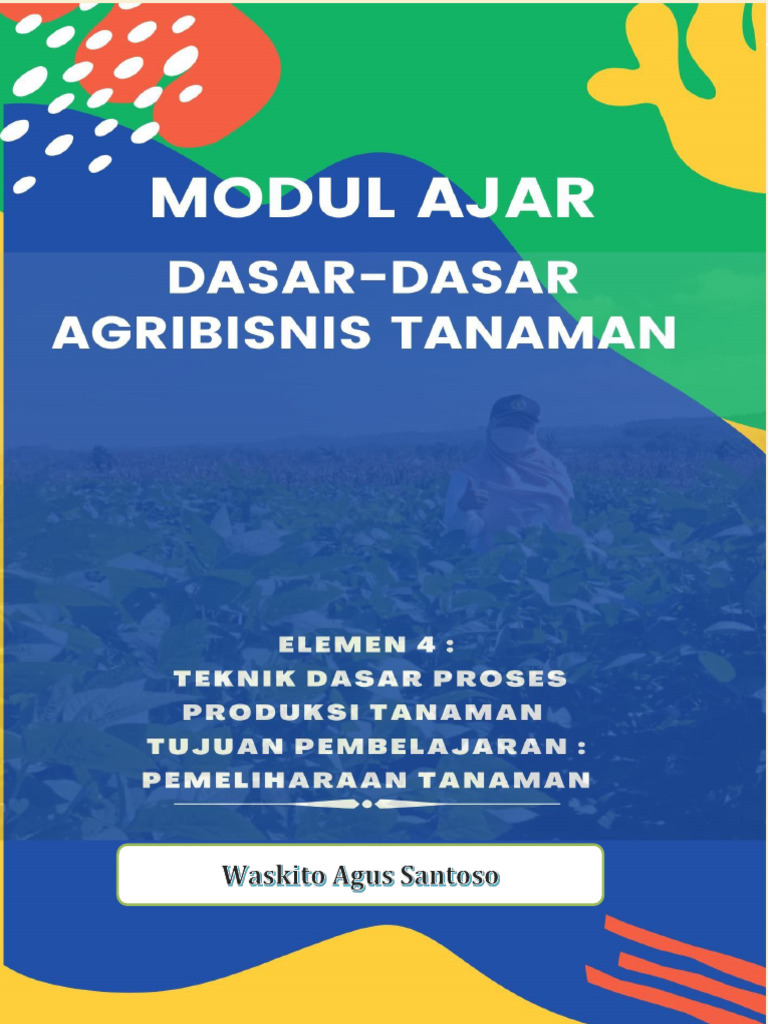 Modul Ajar Pemeliharaan Tanaman | PDF | Teknologi & Rekayasa