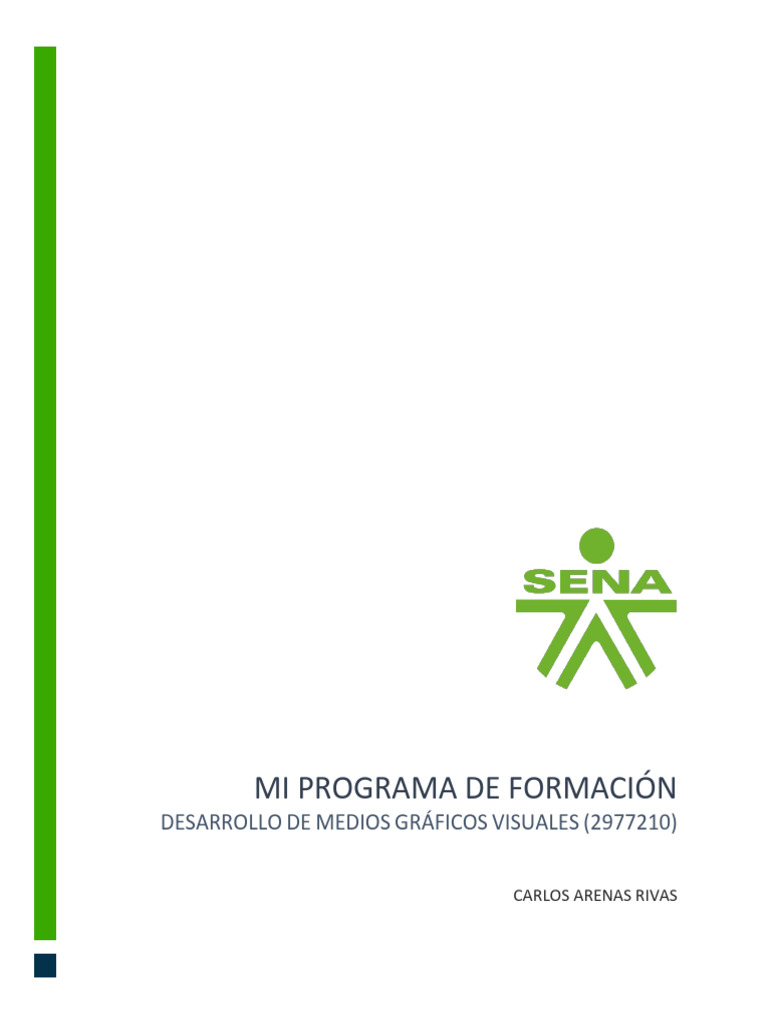 Mi Programa de Formacion Sena | PDF | Crecimiento personal y profesional | Negocios