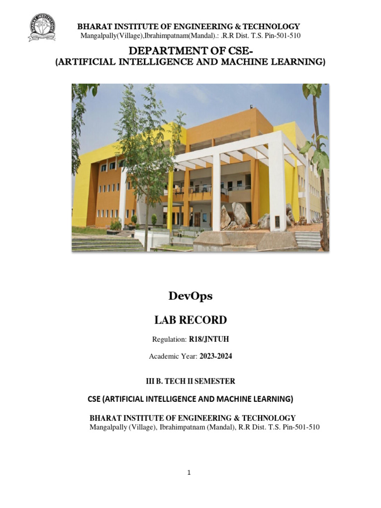 DevOps Lab Manual | PDF | Version Control | Selenium (Software)