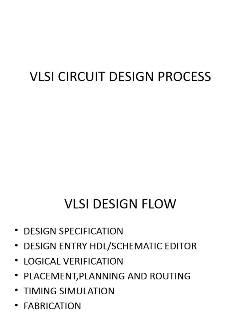 VLSI Design for Engineers | PDF | Cmos | Field Effect Transistor