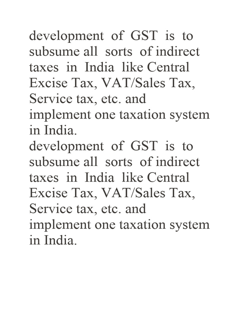 GST Class 10 | PDF | Taxes | Value Added Tax