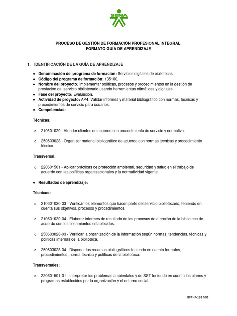 Guía de Aprendizaje 6 | PDF | Evaluación | Aprendizaje