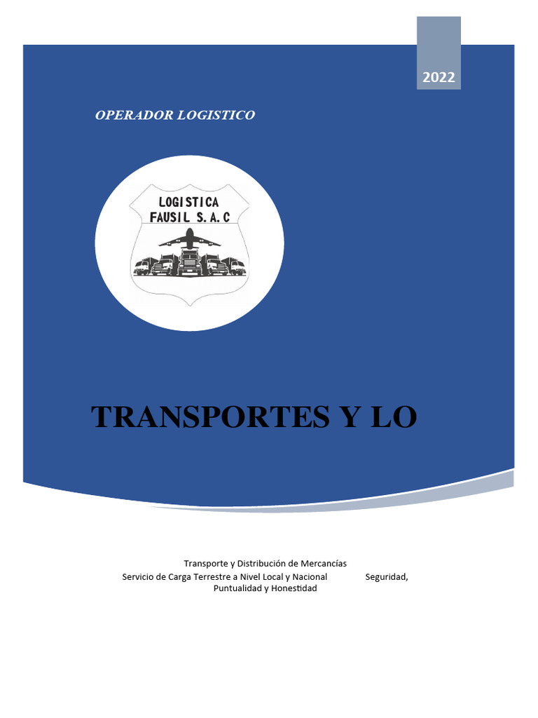 Brochure Fausil | PDF | Logística | Business