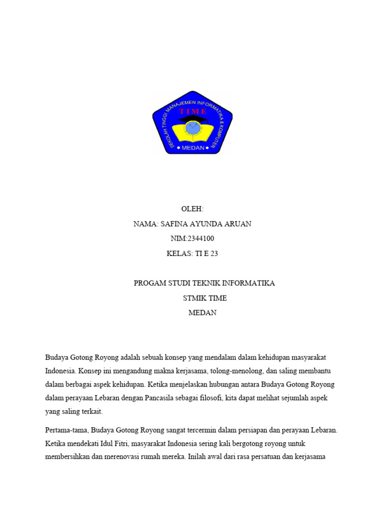 Tugas Esai | PDF | Agama & Spiritualitas