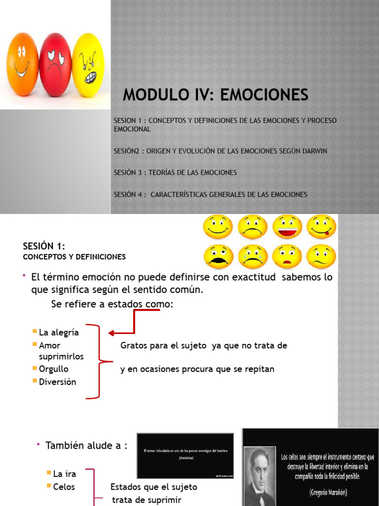 Emociones: Definición y Evolución | PDF | Las emociones | Ciencias del ...