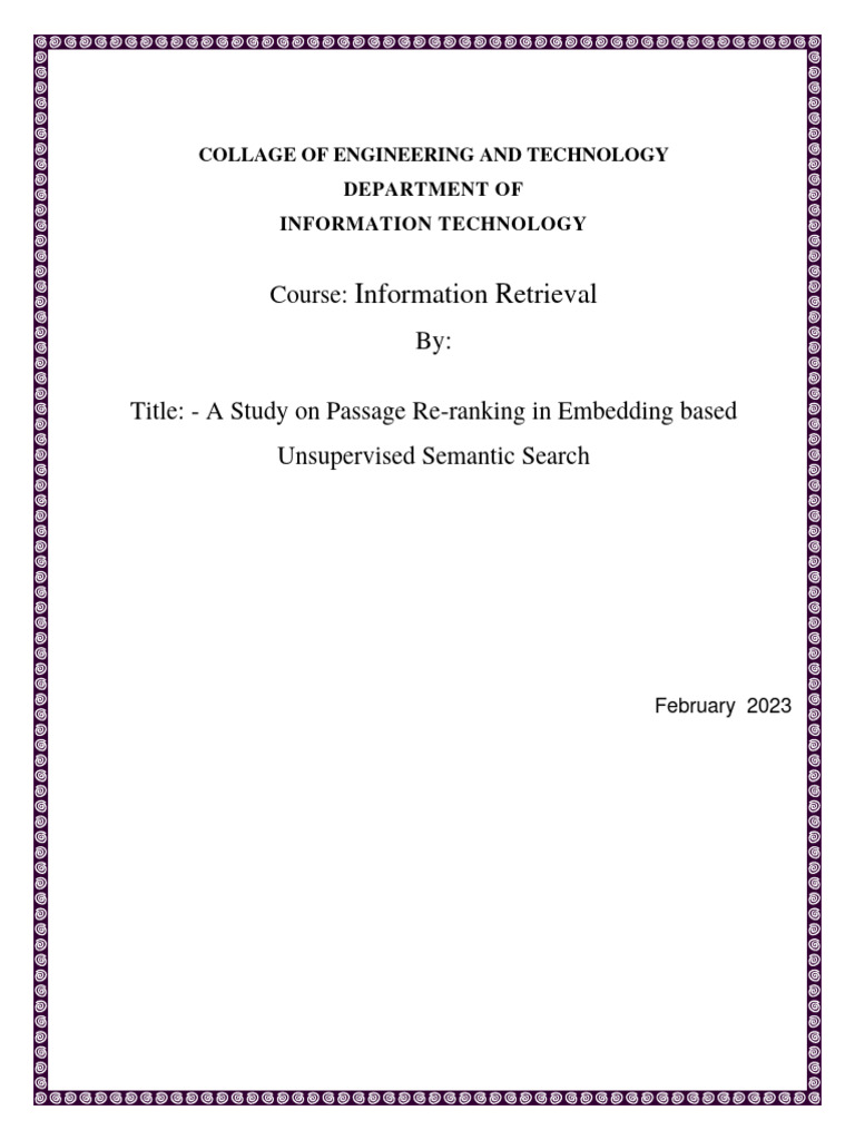 Seminar | PDF | Information Science | Artificial Intelligence