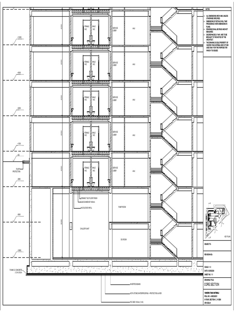Basement Parking Layout Details | PDF | Architectural Elements | Building