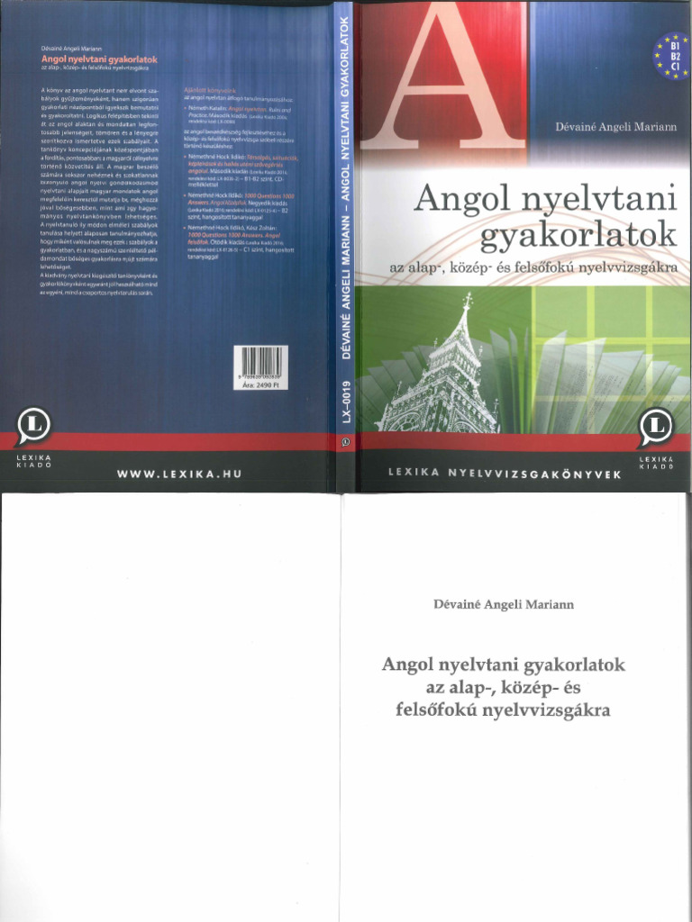 Angol Nyelvtani Gyakorlatok B1-B2-C1 | PDF