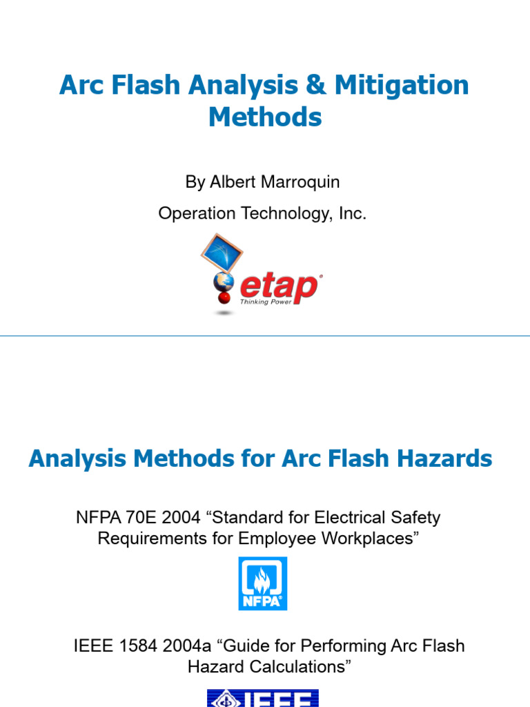 Arcflash Analysis Mitigation-Revision 3.1 | PDF | Fuse (Electrical) | Electric Arc