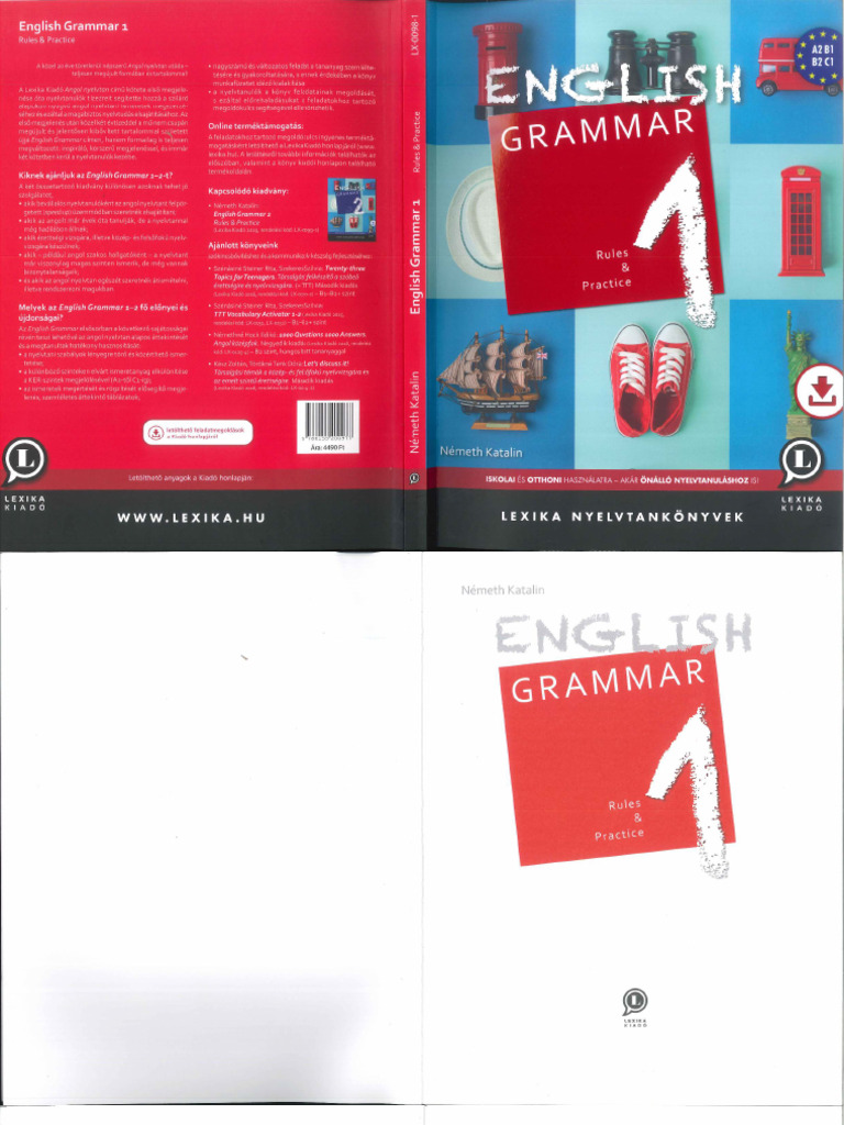 English Grammar 1 - Rules & Practice A2-B1-B2-C1 | PDF