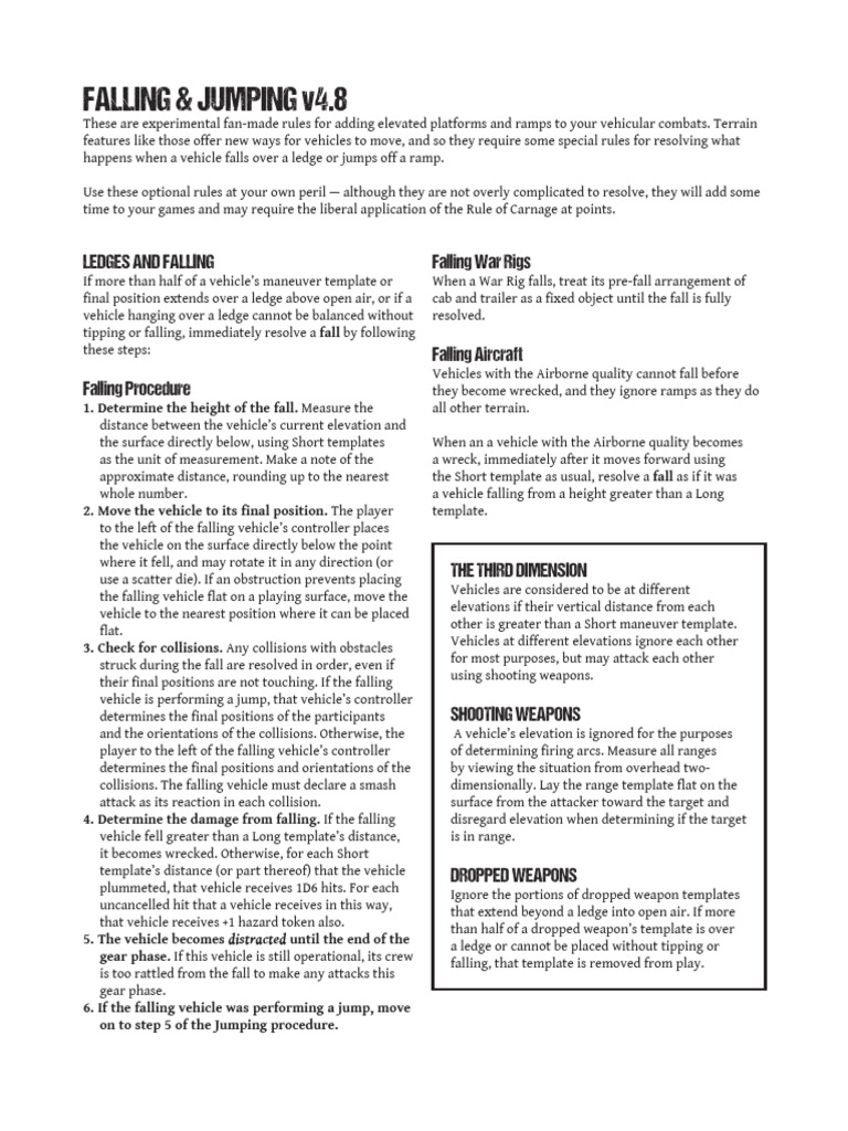 Falling-and-Jumping | PDF | Vehicles