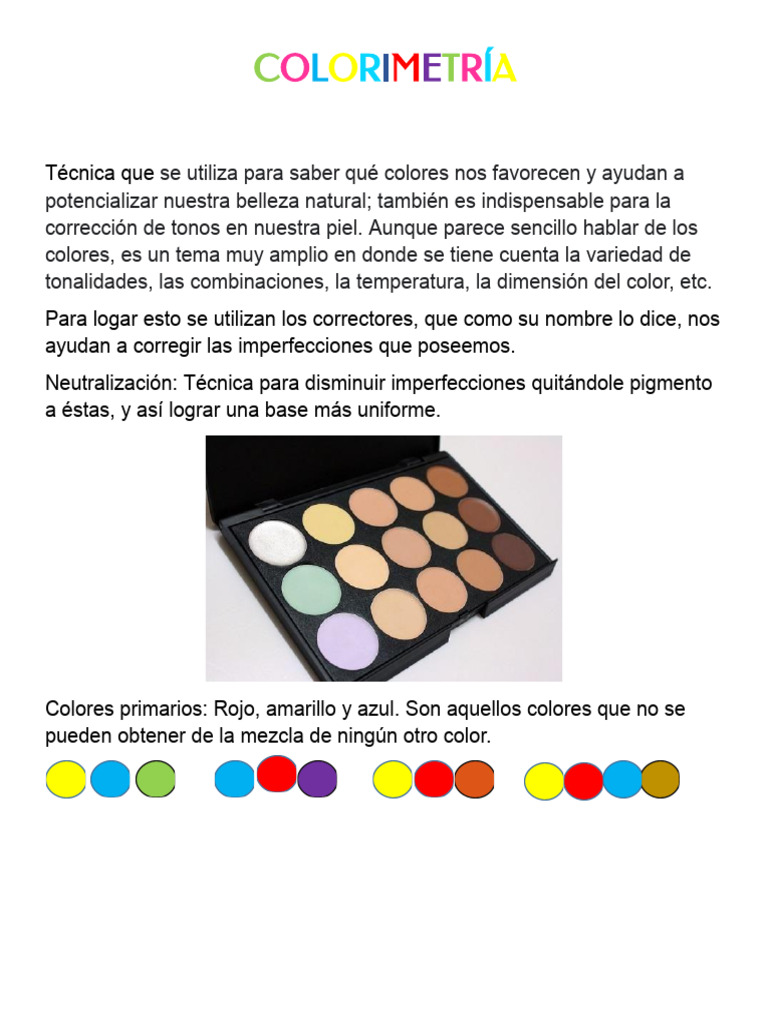 Colorimetr A | PDF | Color | Amarillo