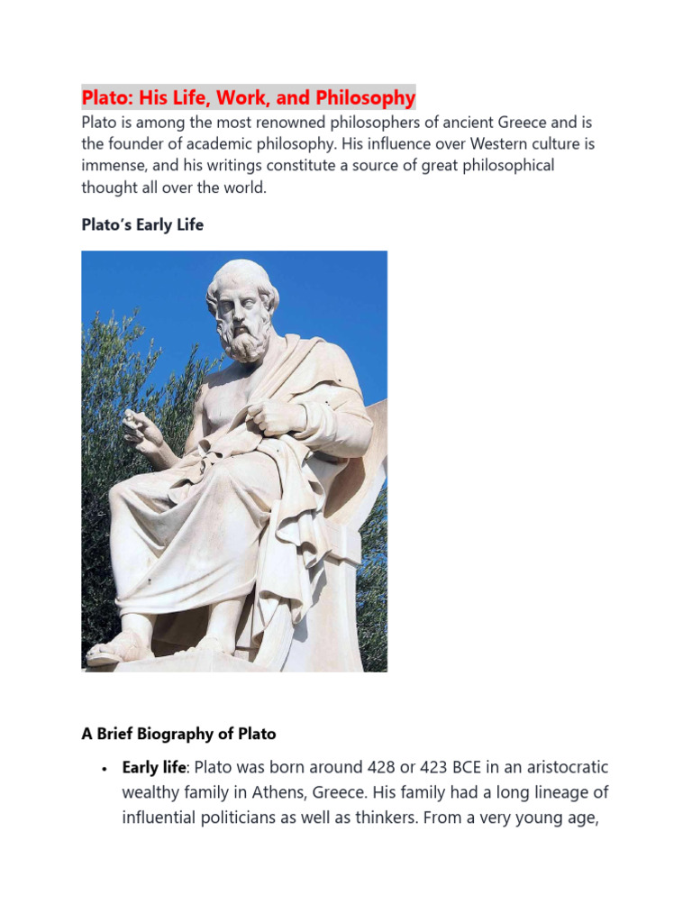 Platos Theory of Forms | PDF | Plato | Ancient Greek Philosophy