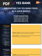 Case Study Yes Bank | PDF | Banks | Reserve Bank Of India