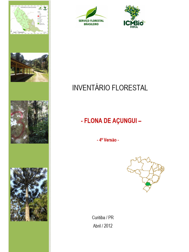 Inventário Florestal da FLONA de Açungui | PDF | Árvores | Amostragem ...
