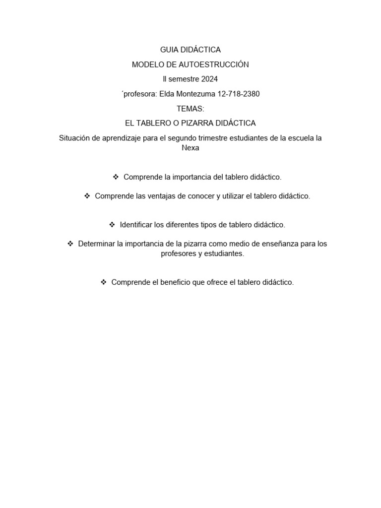 Guia Didáctica 1 | PDF | Aprendizaje | Enseñando