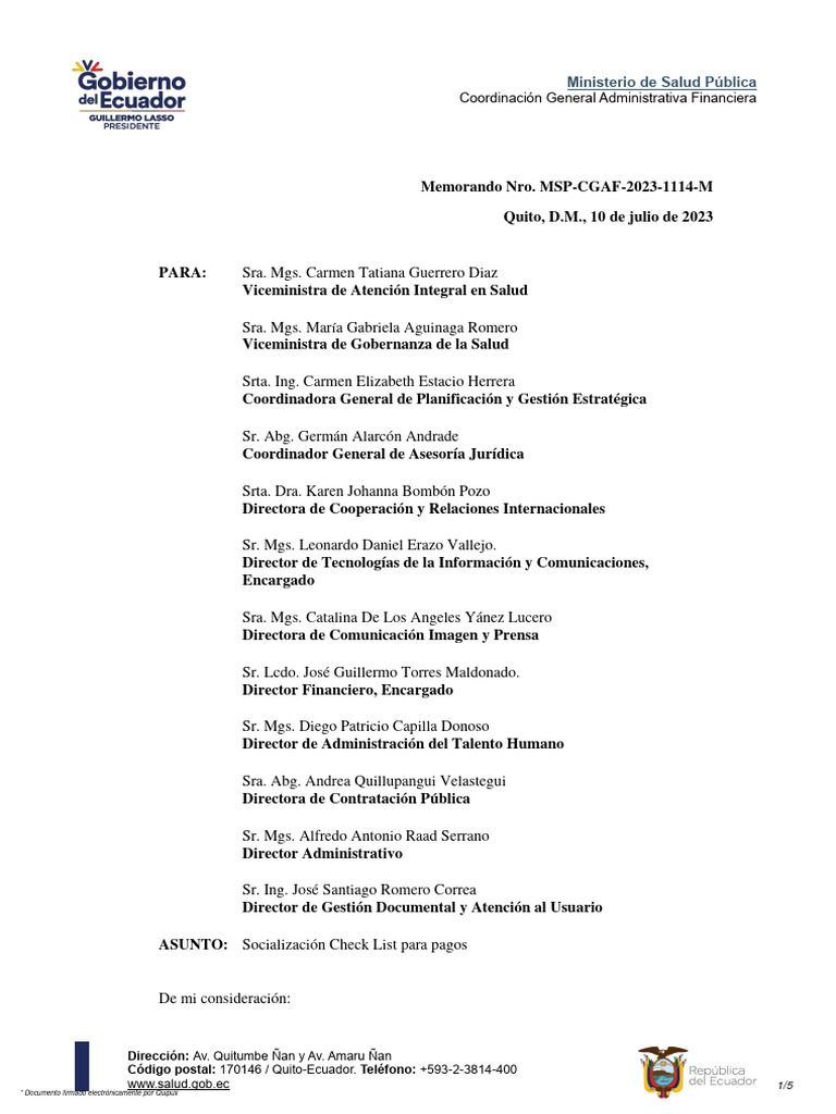 Msp-Cgaf-2023-1114-M de 10 de Julio de 2023 | PDF | Auditoría | Justicia