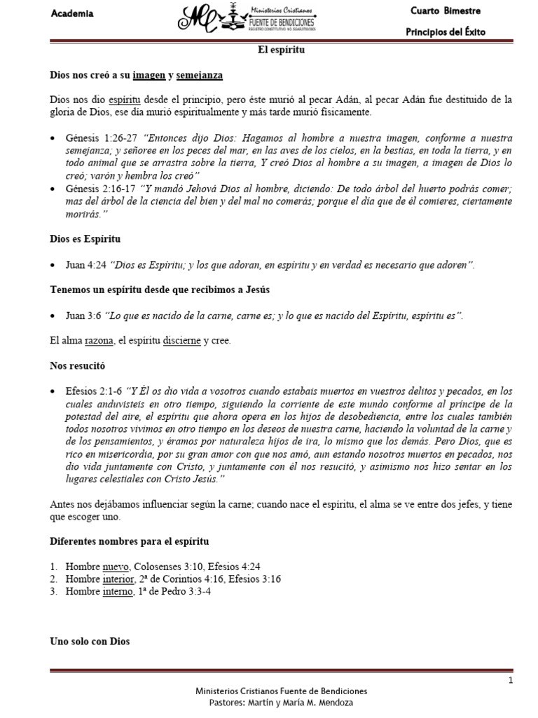 Clases 4to Bimestre Academia 4ta Generacion Maestro-1 | PDF | Jesús ...