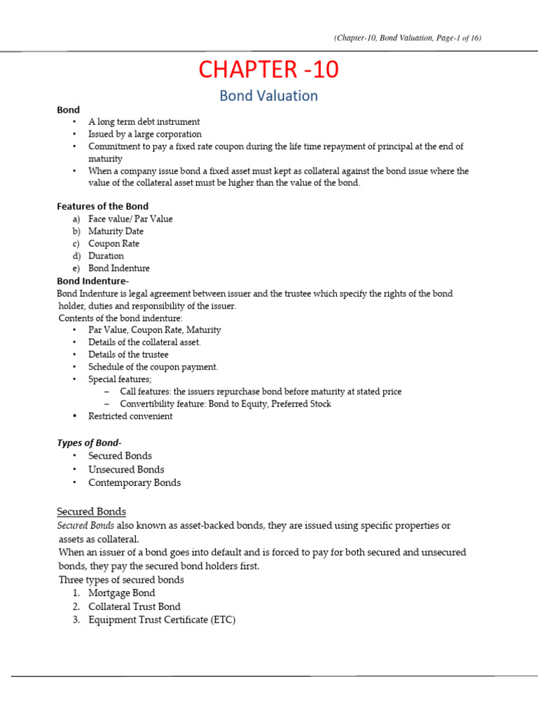Skevin Bond Valuation PDF | PDF | Bonds (Finance) | Yield (Finance)