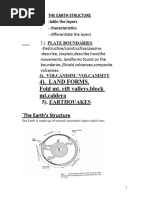 Form 2 Geography Notes | PDF | Volcano | Plate Tectonics