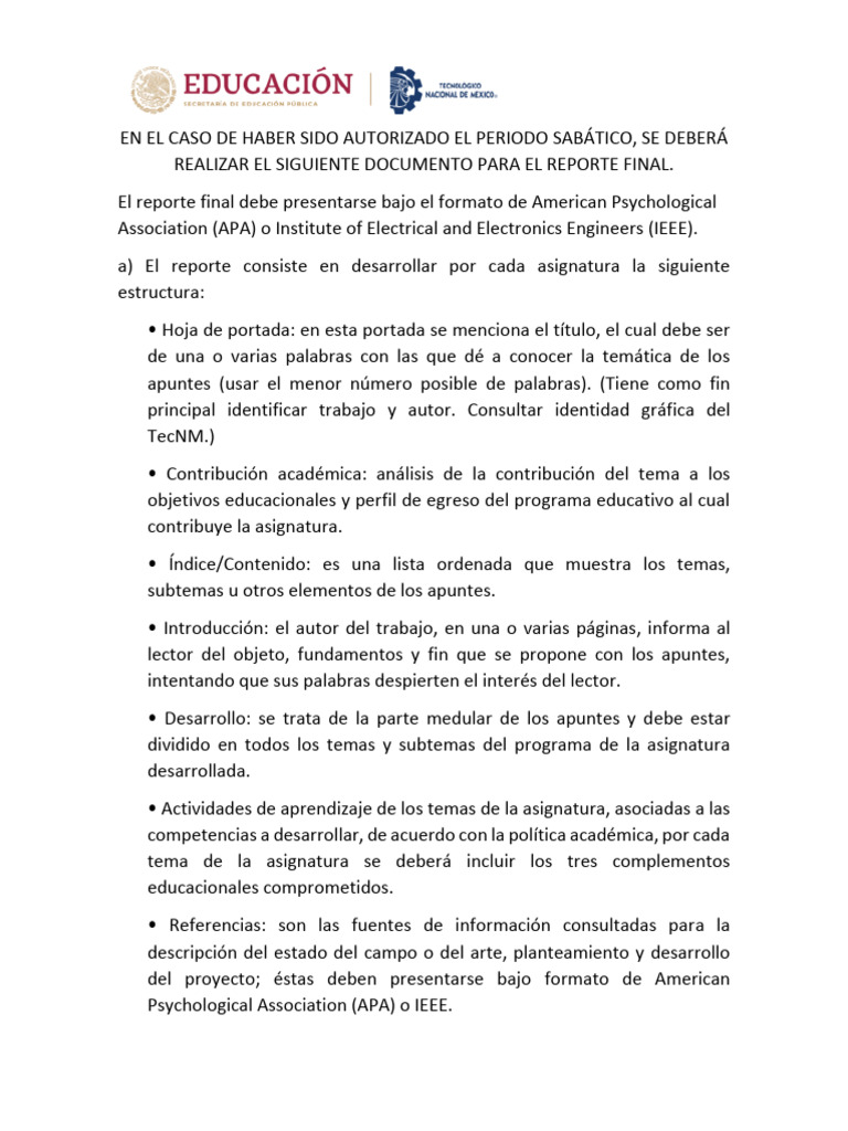 Contenido de Reporte Final Opción B1 | PDF