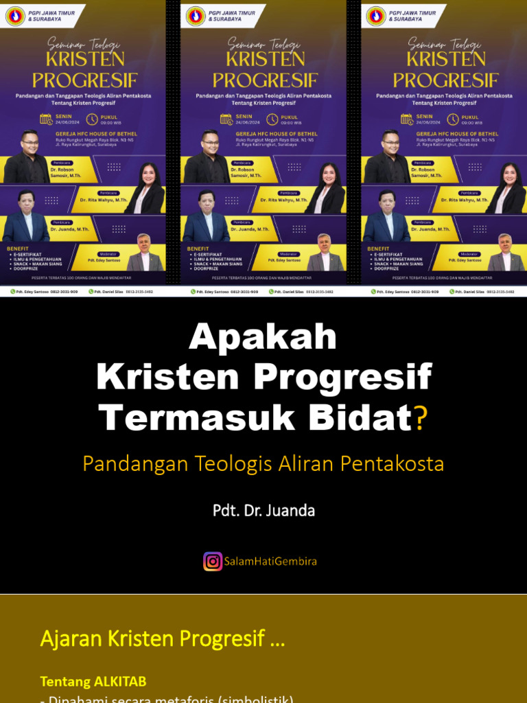 Pandangan Pentakosta tentang Kristen Progresif | PDF