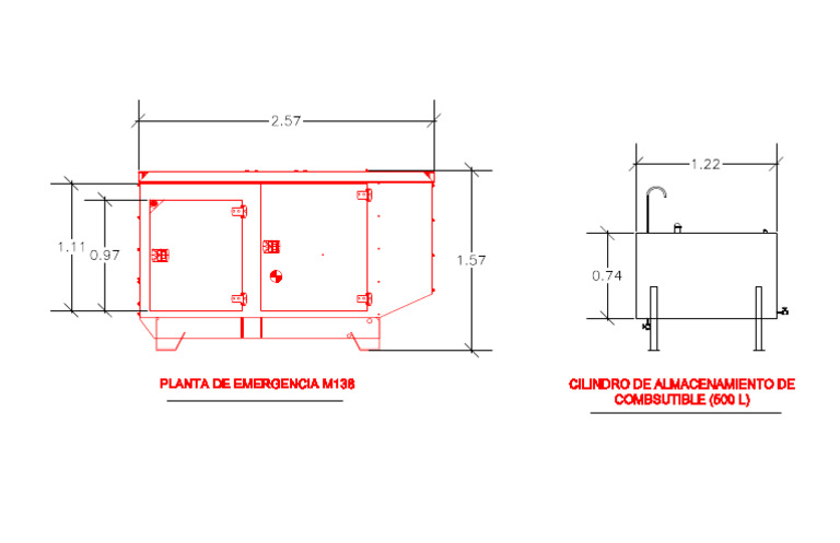 Planta de Emergencia y Tanque PDF | PDF