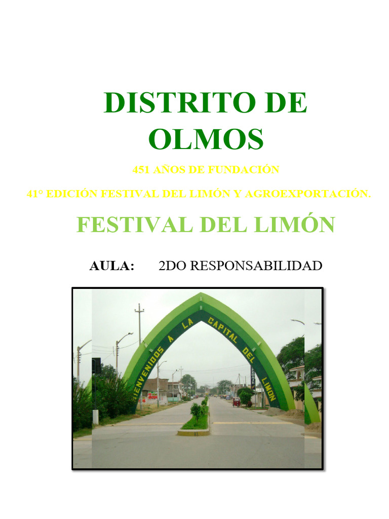 Distrito de Olmos | PDF
