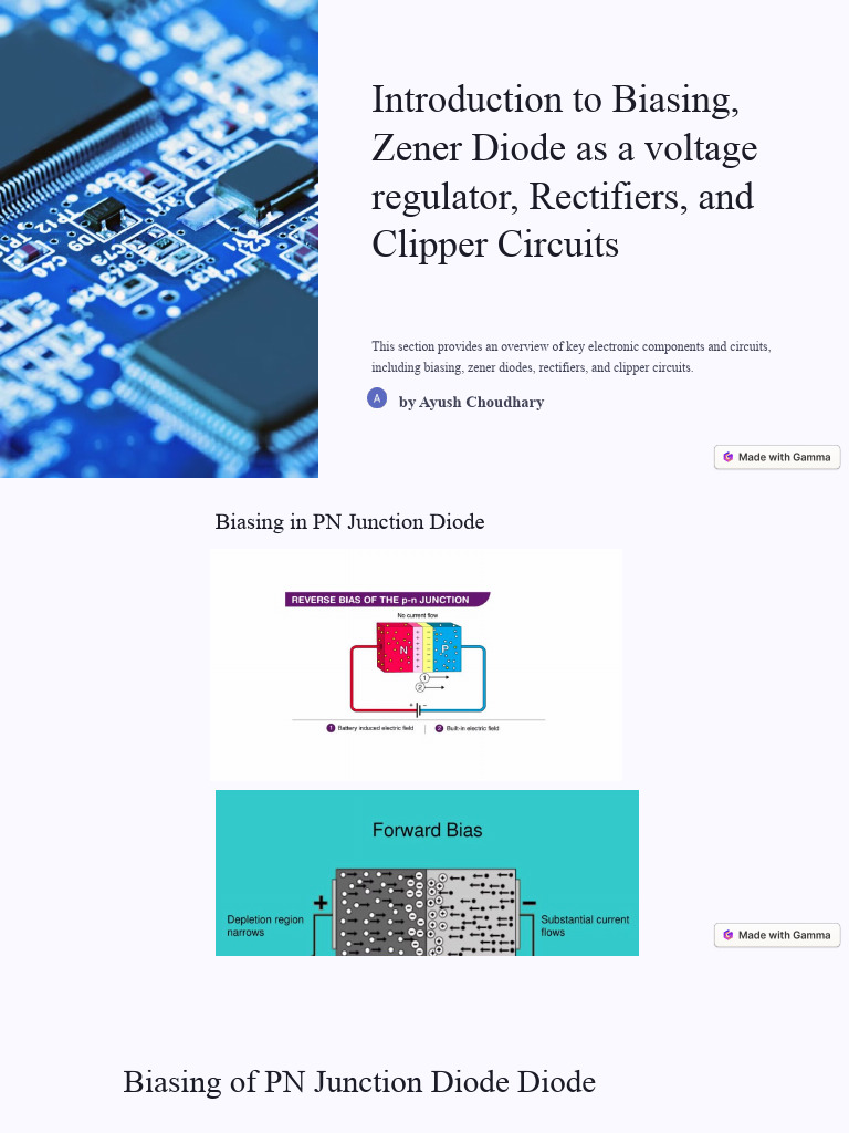 Electronics: Diodes & Circuits Guide | PDF