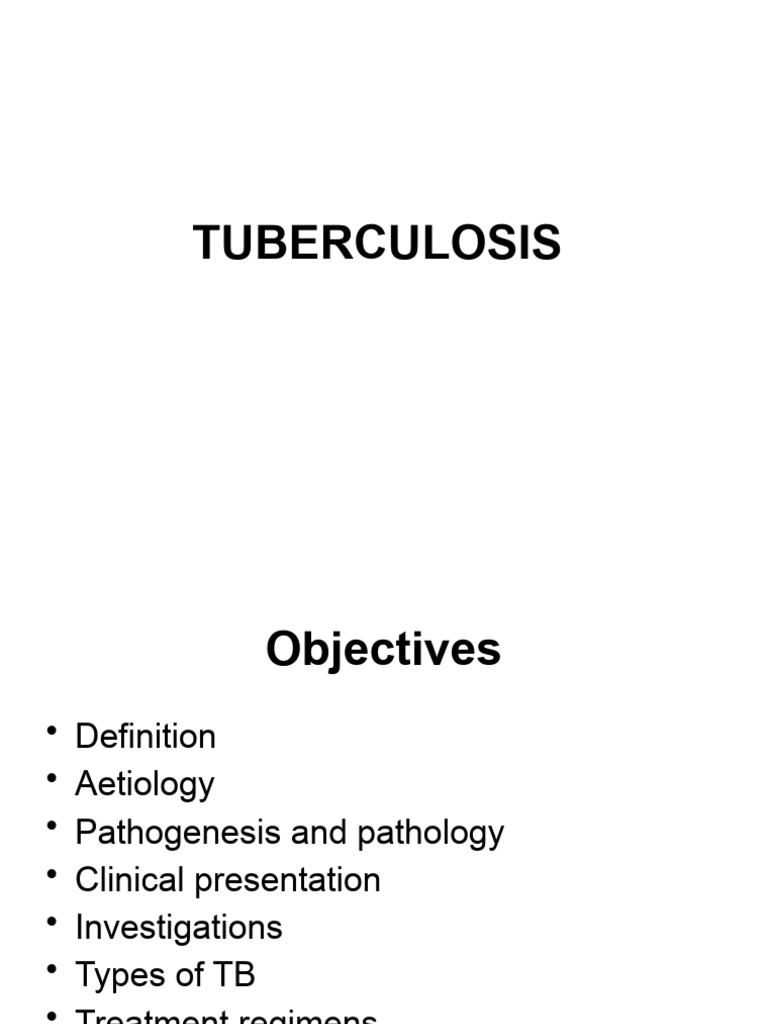 1 Tuberculosis 2 | PDF | Tuberculosis | Mycobacterium