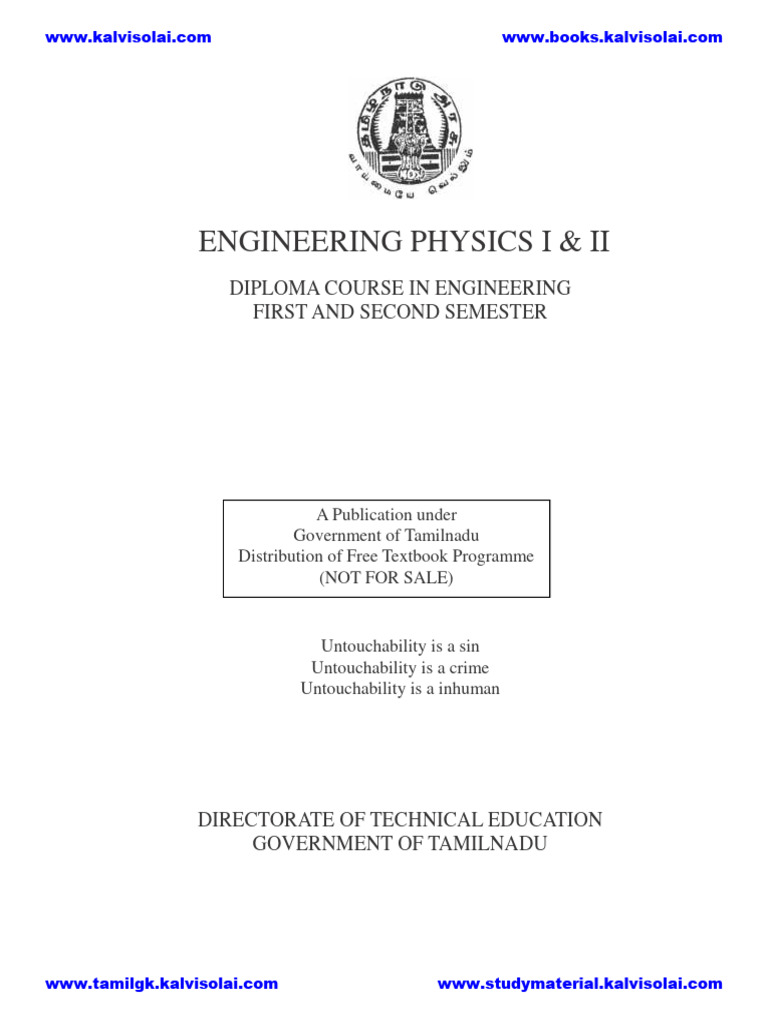 Physics Polytechnic Engineering-Physics Semester 1 and 2 Text Books ...