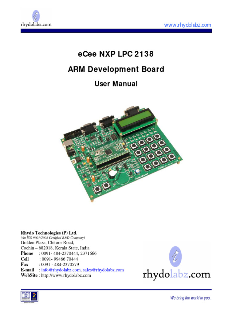 Ecee LPC 2138 - User Manual | PDF | Computer Hardware | Information And Communications Technology