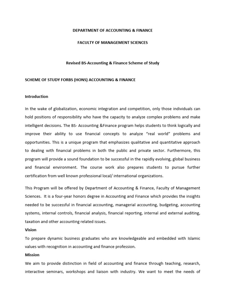 BS Accounting Finance 16072021 | PDF | Accounting | Economies