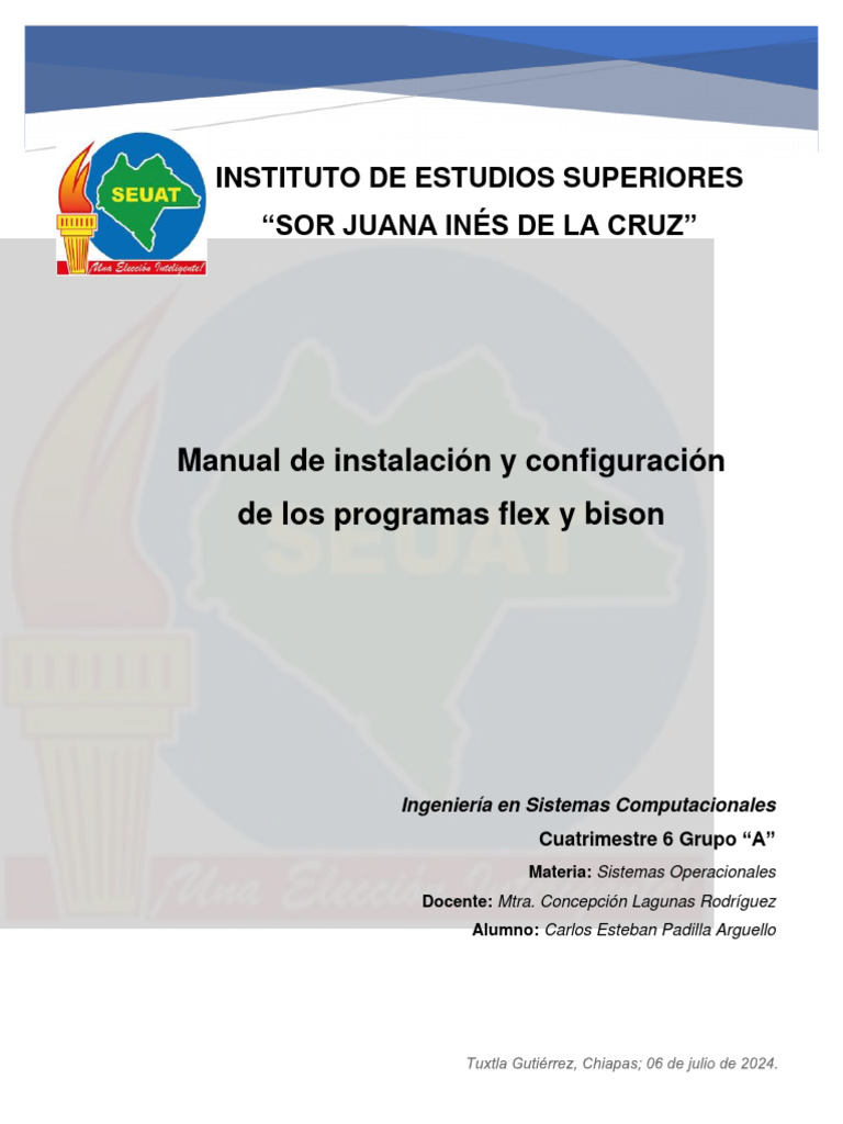 Manual Flex y Bison | PDF | Unix | Implementación