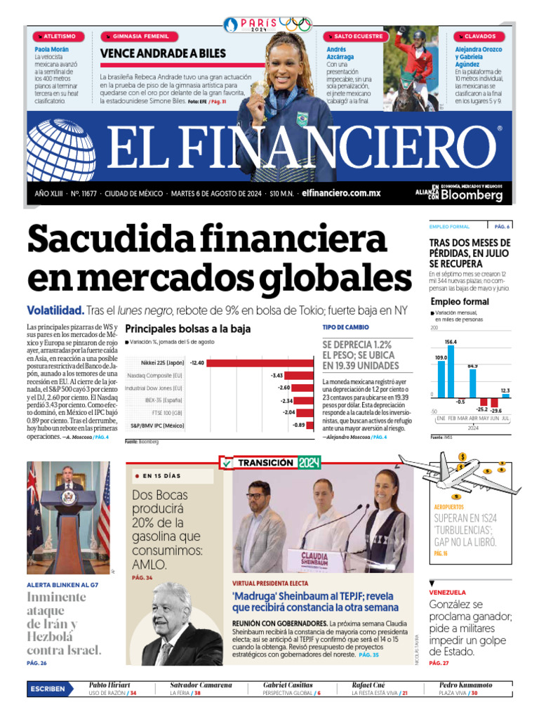 6 El Financiero | PDF | México | Economias