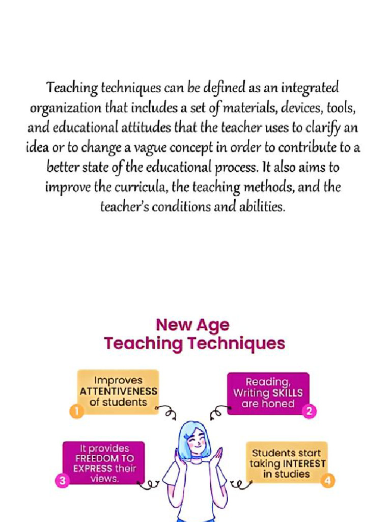 Pedagogy Teaching Techniques 3 | PDF